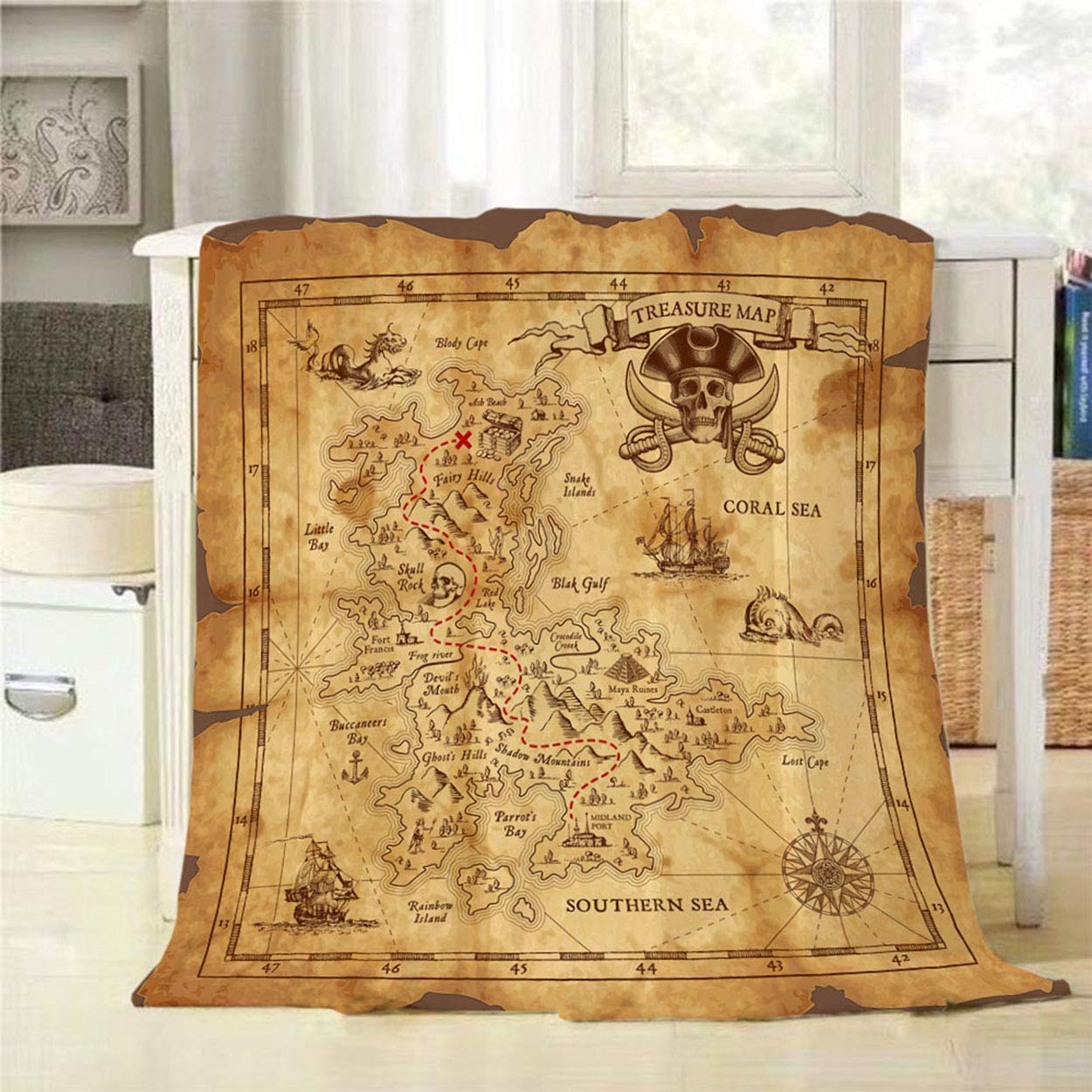 Old Parchment Map