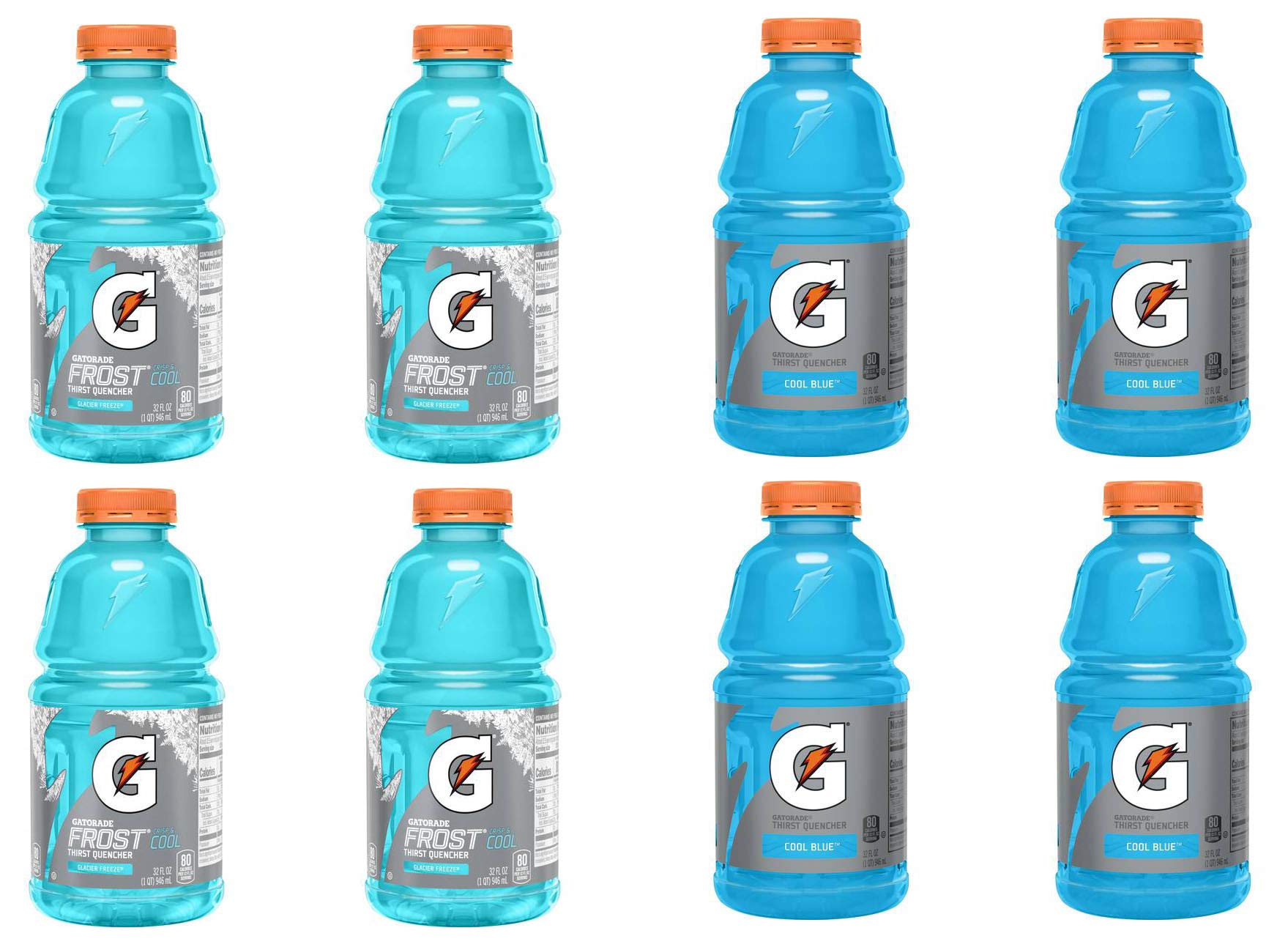 Buy LUV BOX - Variety Gatorade Sports Drink Pack 32oz Plastic Bottle, 8 ...