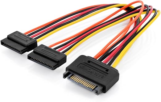 DIGITUS Cable de alimentación SATA interno - Conector SATA de 15 pines ...
