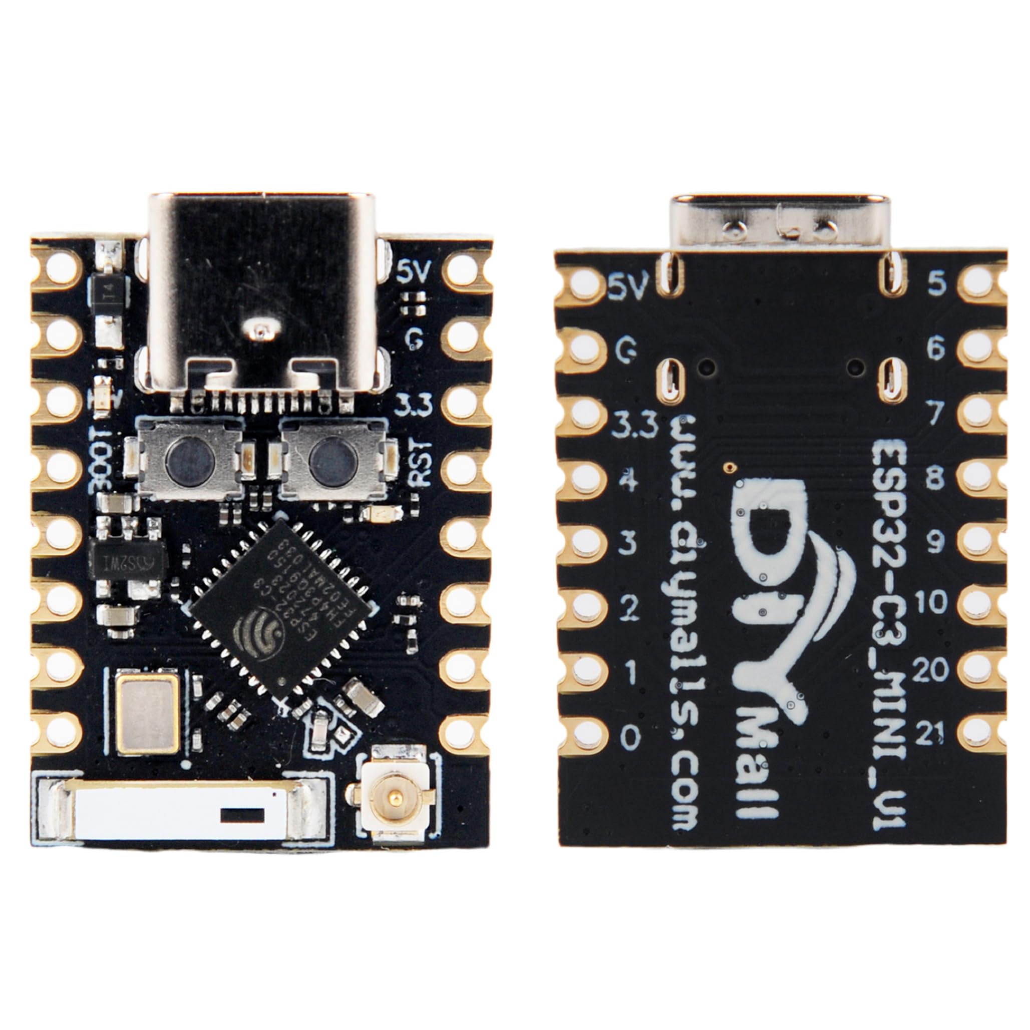 Amazon.com: Wishiot 2pcs ESP32 C3 Mini Development Board ESP32-C3 Supermini Module Wi-Fi&BLT 5 ...