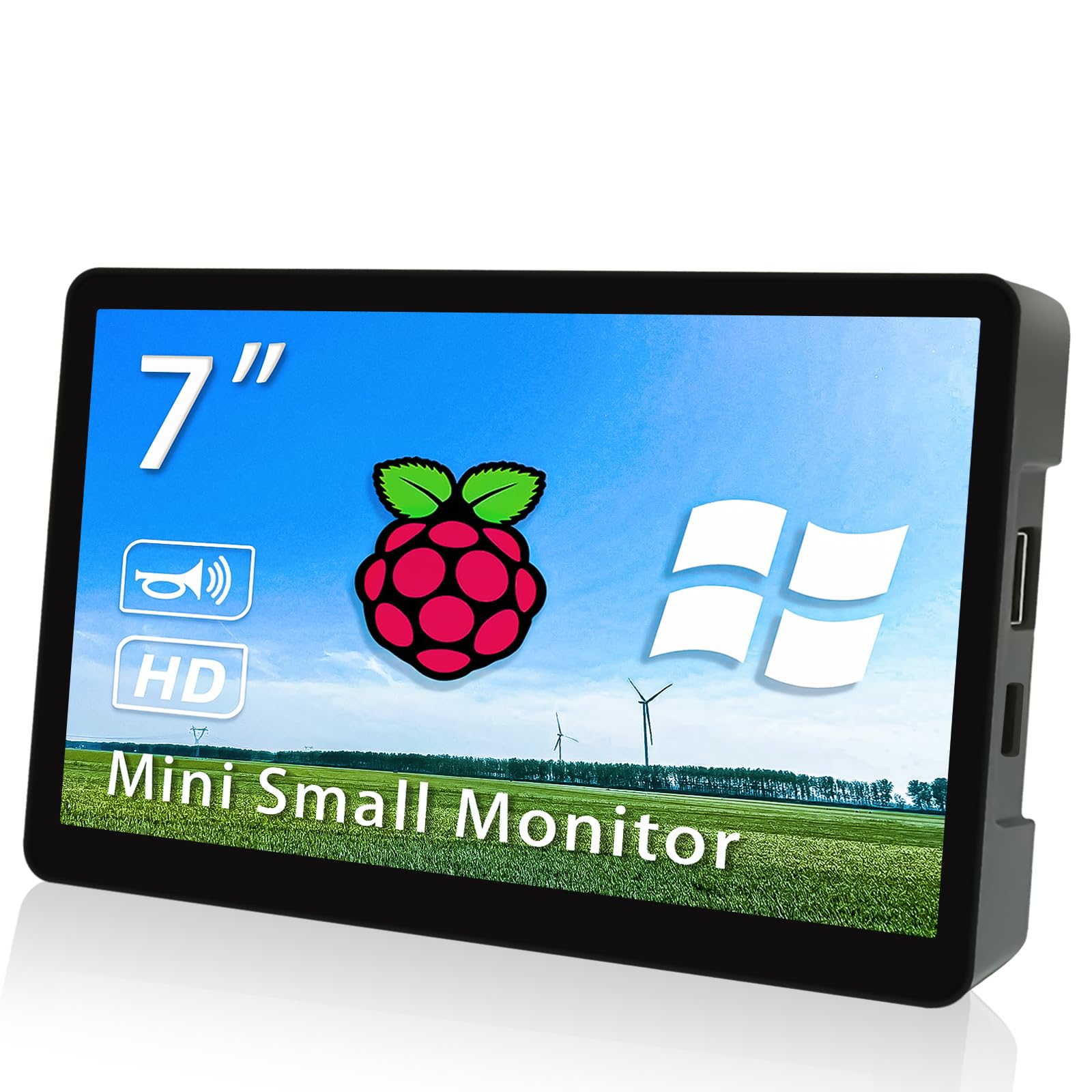 Amazon.com: HAMTYSAN 7 Inch Raspberry Pi Screen 800x480 Small HDMI ...