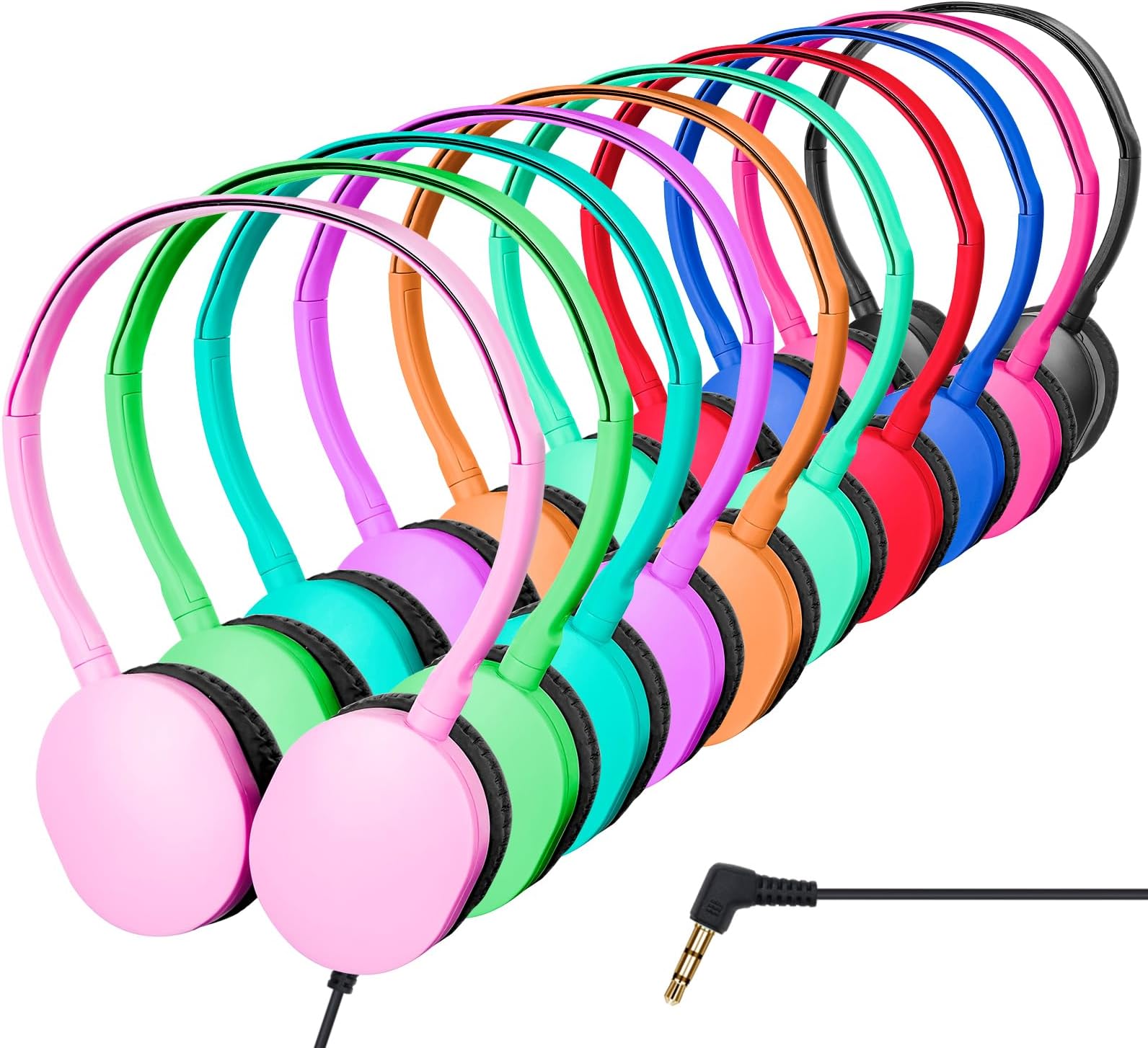 Amazon.com: Yoley Classroom Earbuds Bulk 50 Pack for Kids School ...