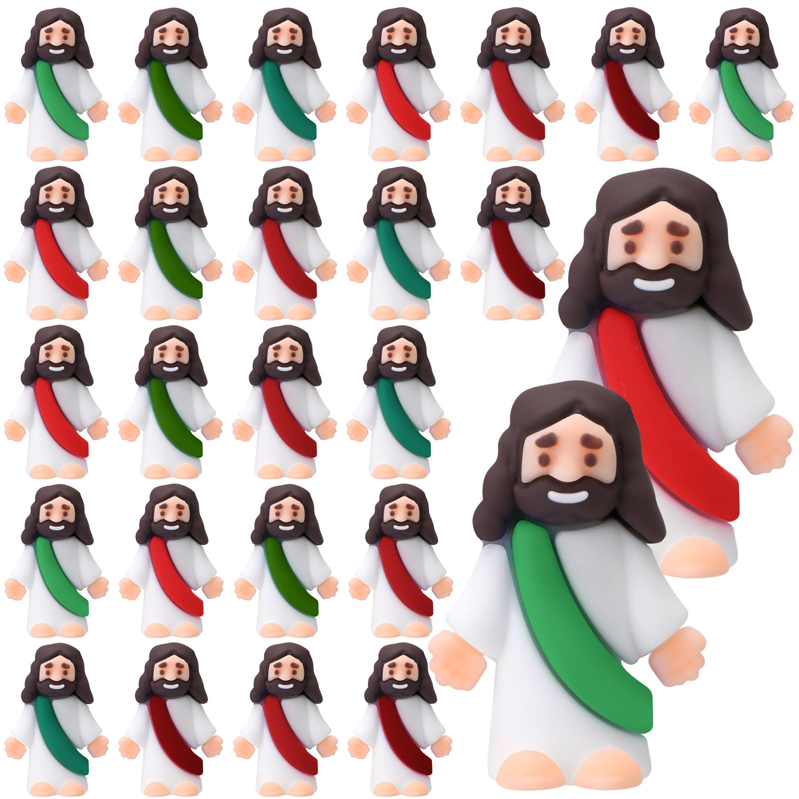 Snapklik.com : Bememo 25 Pcs Little Jesus Figures Original Design Mini ...