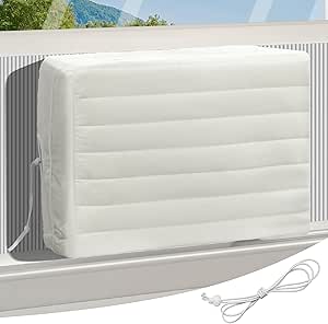 Amazon.com: Plusluck Air Conditioner Cover - White Window AC Cover with ...