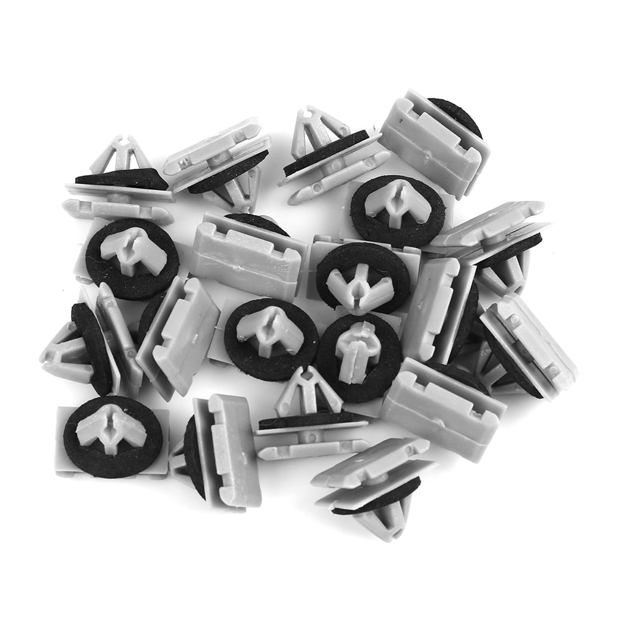 Amazon.com: uxcell 20pcs Plastic Rivet Bumper Fastener Clip for Jeep ...