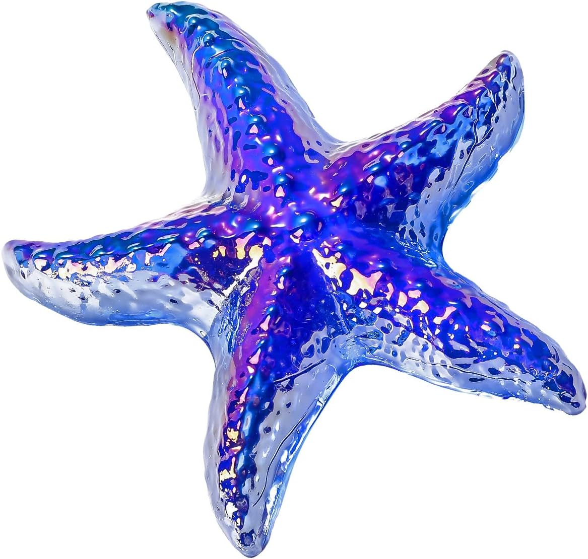 Amazon.com: LONGWIN Handmade Glass Starfish Decor for Home Collectible ...