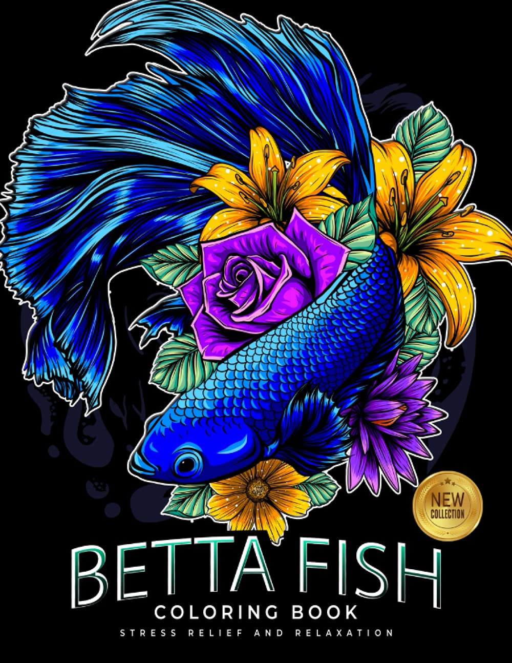 Betta Fish Coloring Book: Jenny Browne: 9798747907560: Amazon.com: Books