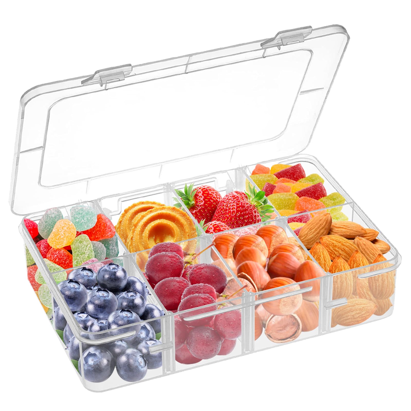 Snapklik.com : Tamnjvrr 3 Pcs Snack Box Container Snack Box 8 ...