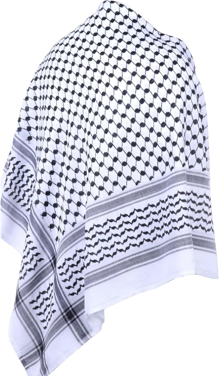 WEISIPU Shemagh Keffiyeh Scarf Arab Palestine Mens Women Palestinian ...
