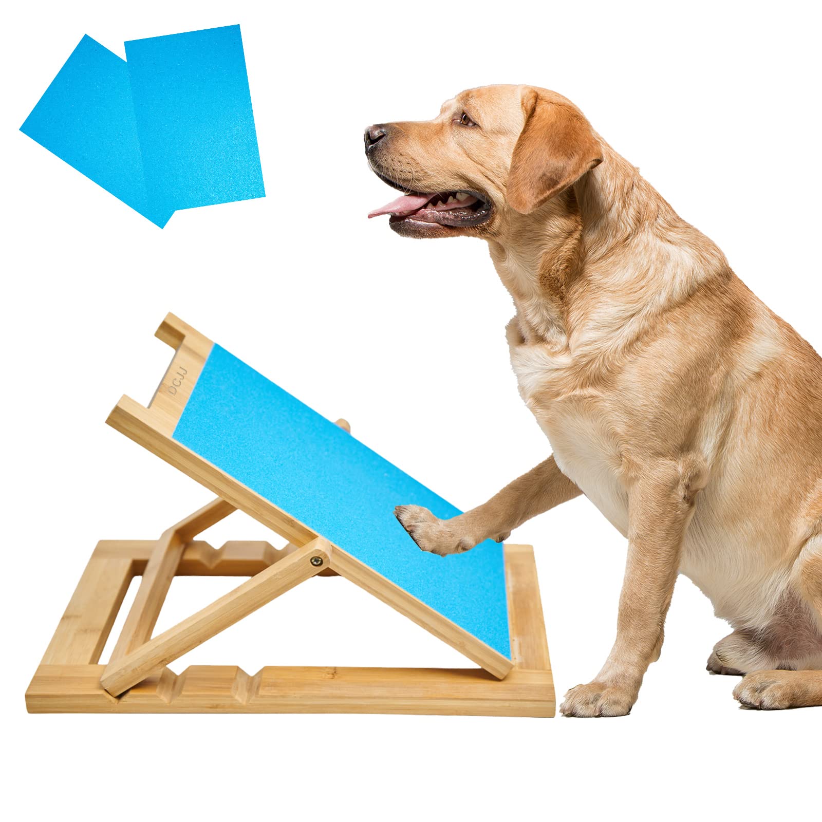 DCJJ Adjustable Dog Scratch Pad for Nails, Stress Free Dog Nail Scratch ...