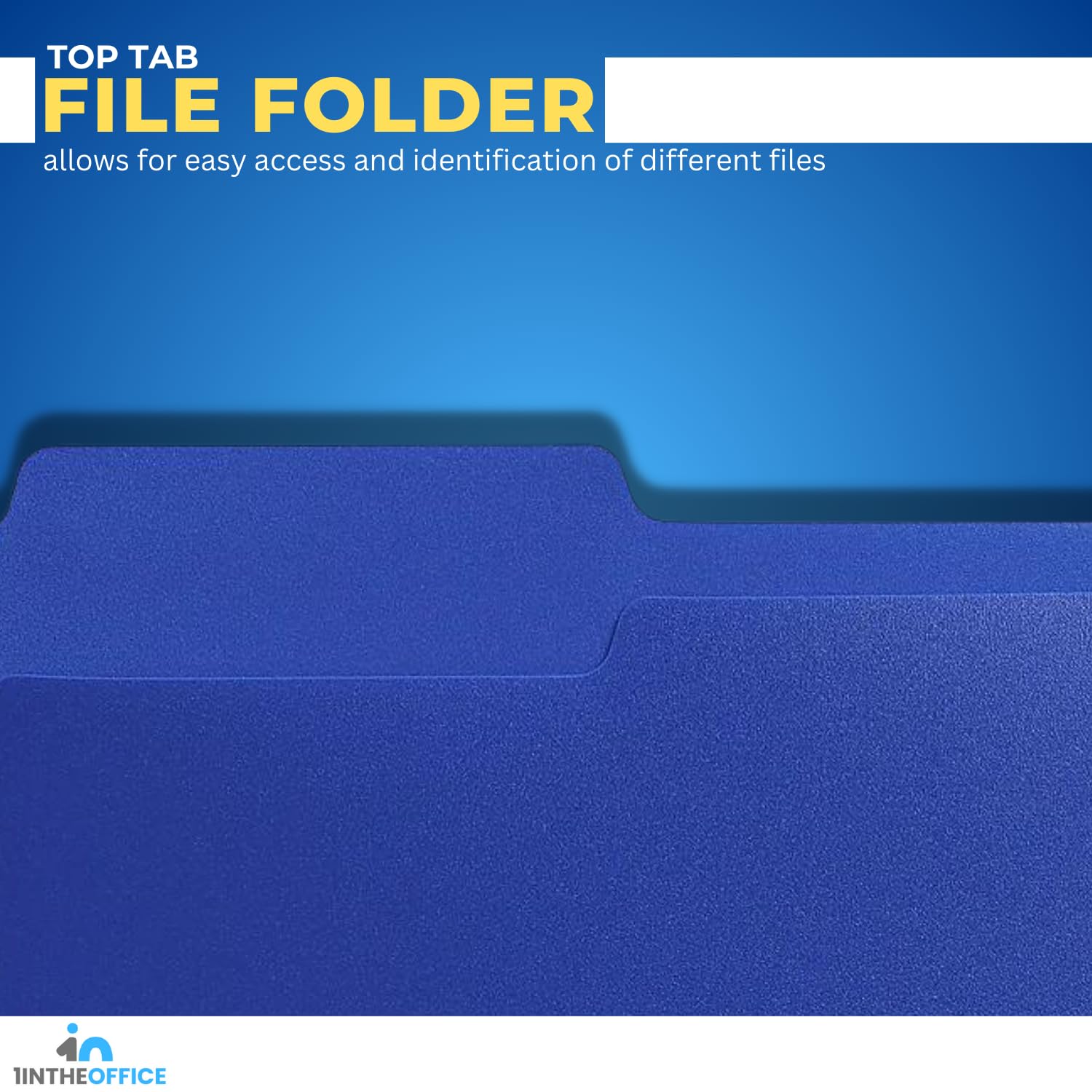 Snapklik.com : Plastic File Folders, Poly File Folders Letter Size, 1/3 ...