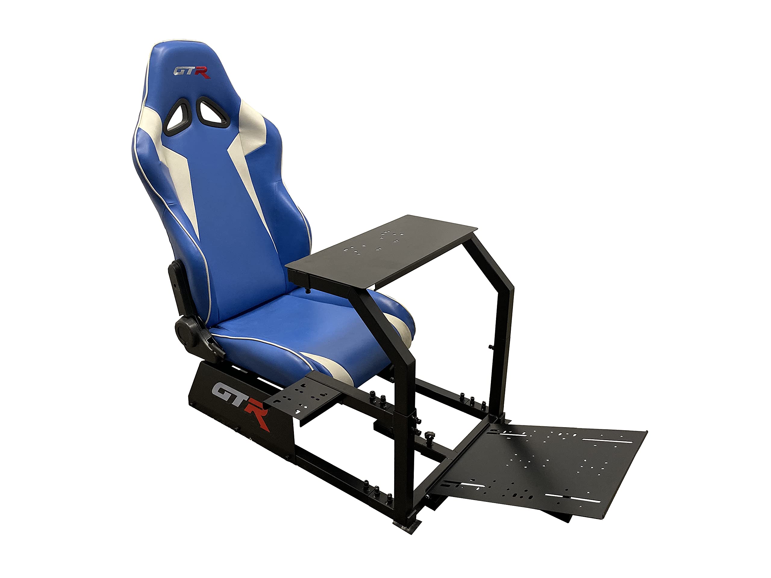 GTR Simulator GTA-BLK-S105LBLWHT GTA Model Black Frame with Blue/White ...