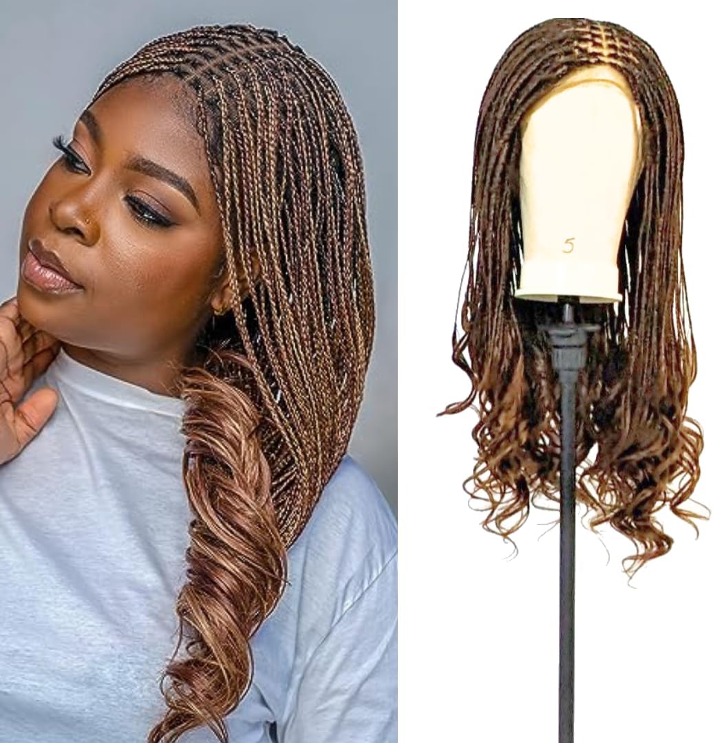 Amazon.com : WOW BRAIDS 18" Full 360 HD Transparent Lace Front Knotless ...