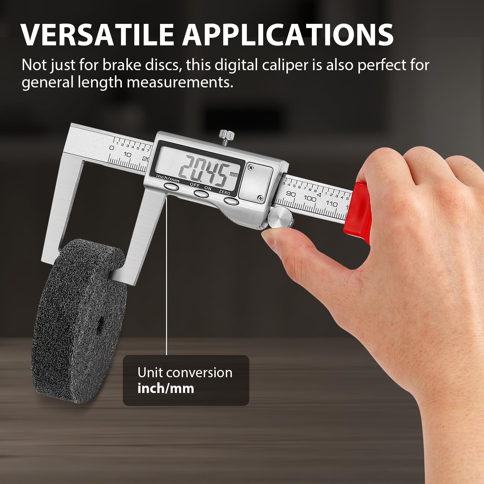 Snapklik.com : Mxmoonfree Digtal Caliper Disc Brake Rotor Micrometer ...