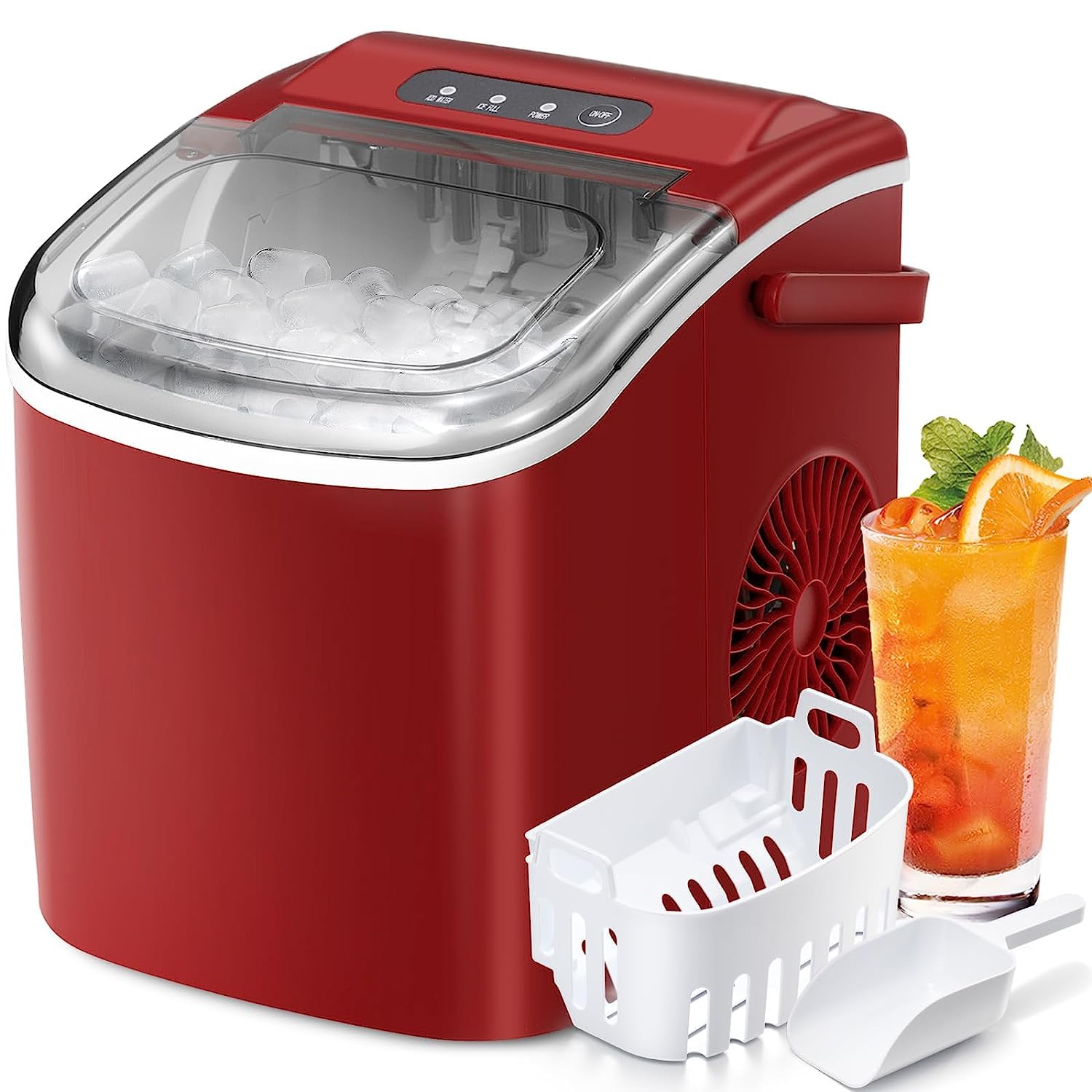Antarctic Star Countertop Ice Maker Portable Ice Machine with Handle ...