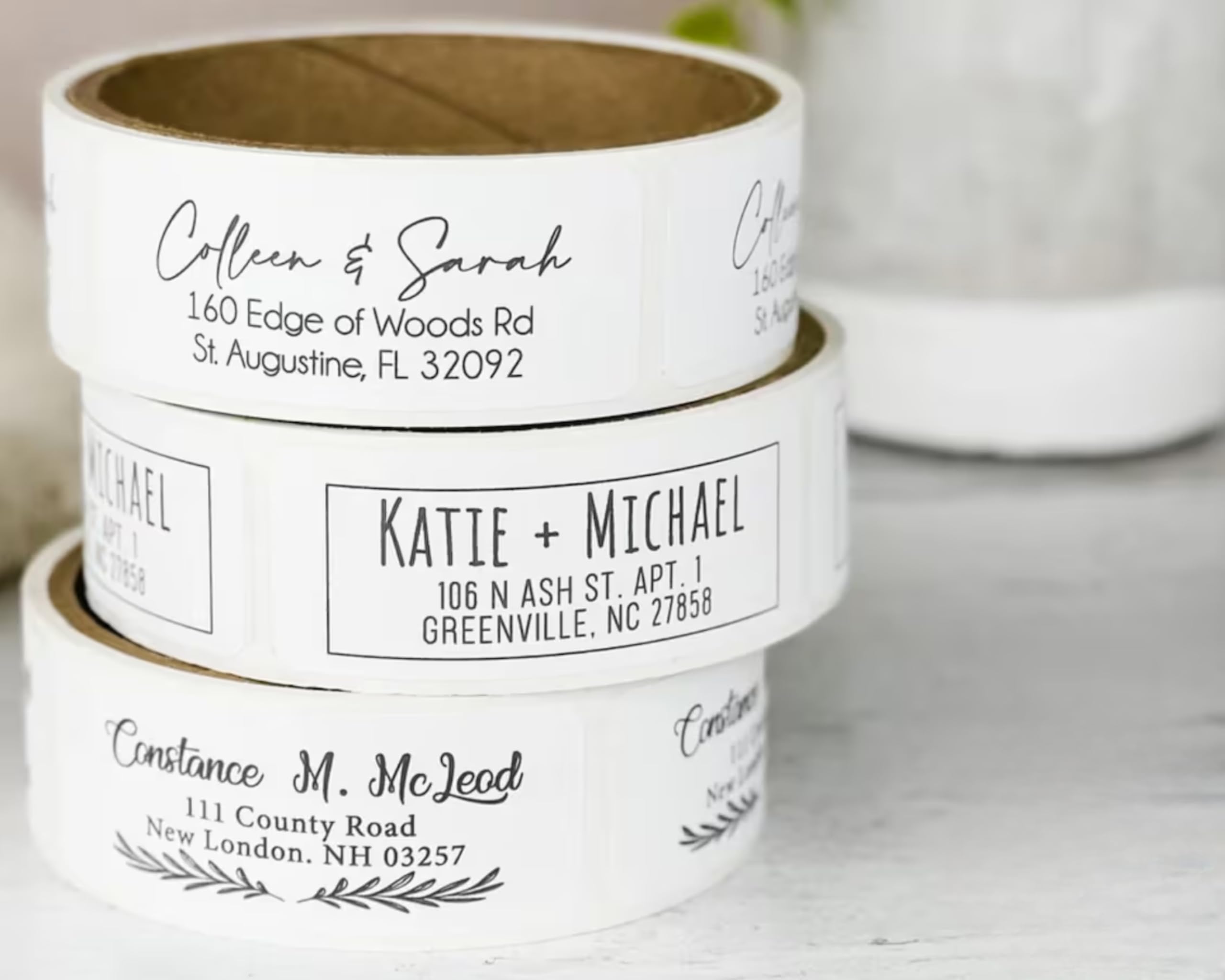 Personalized Address Stickers Custom Return Address Labels By 123Print