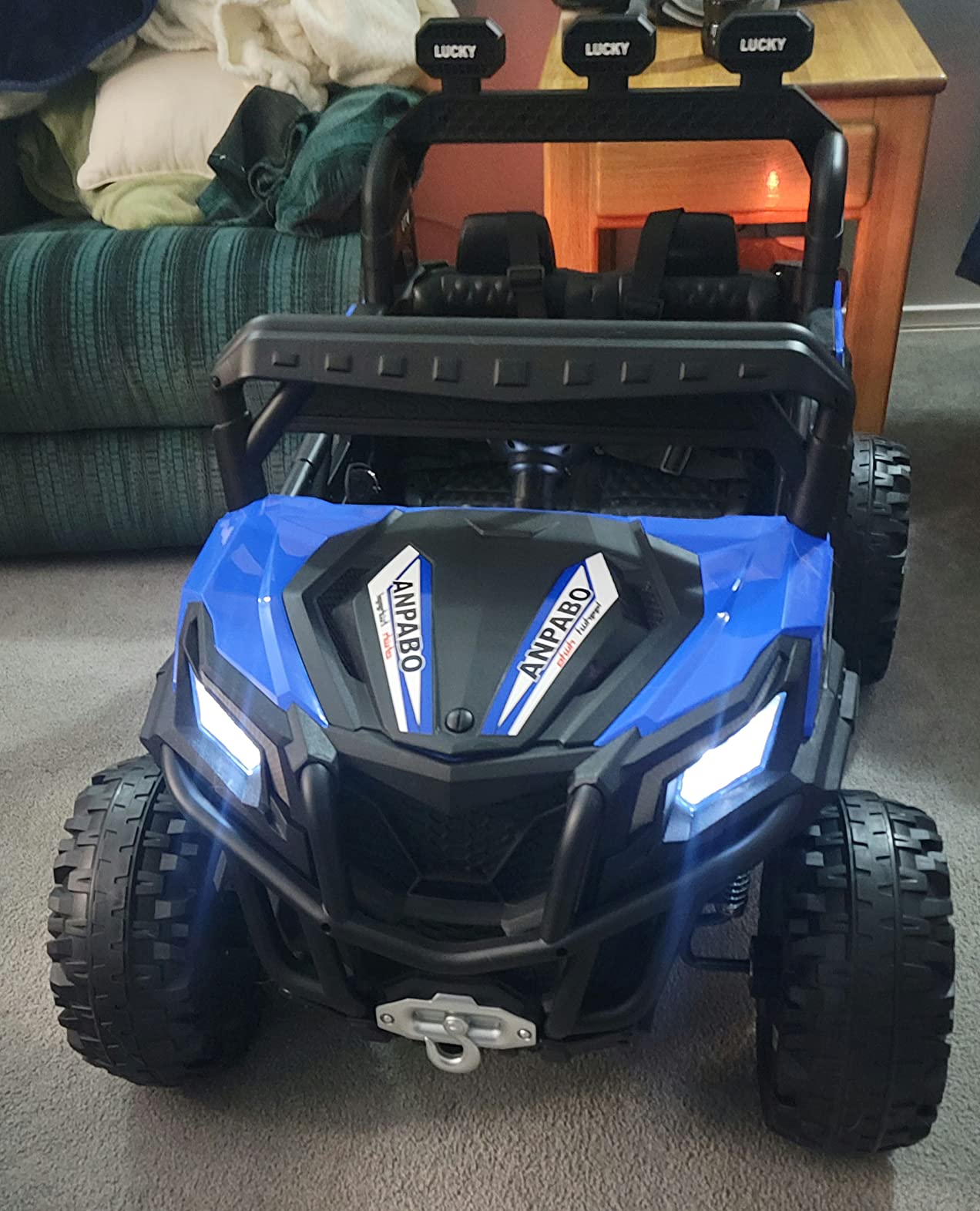 $33/mo - Finance ANPABO 24V 4X4 Ride on Car Truck w/Remote Control, 4WD ...