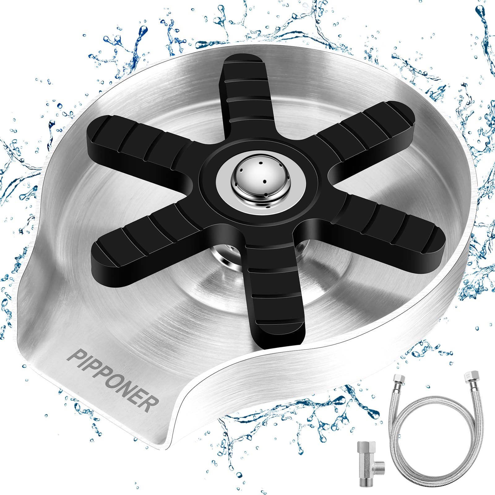 Amazon.com: Kit Glass Rinser for Kitchen Sink, High Pressure Spray 5 ...