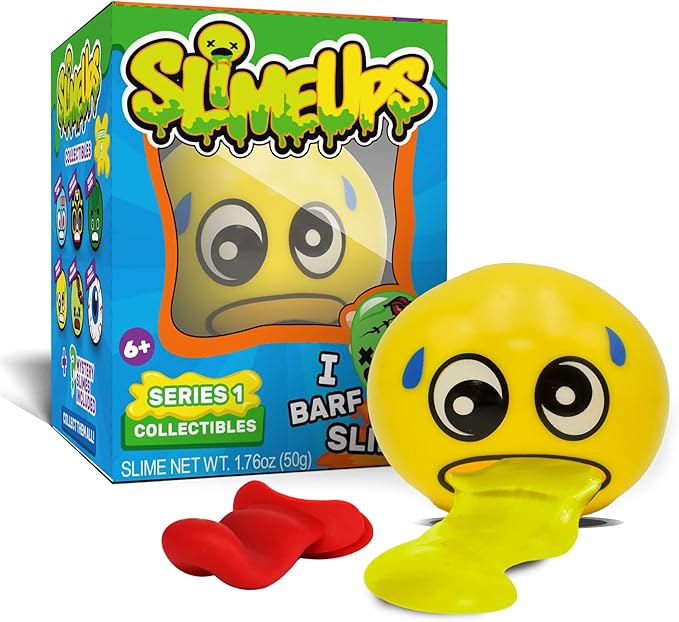 Amazon.com: Slime ups 3.2In Round Expression Puking Ball,Novelty Stress ...