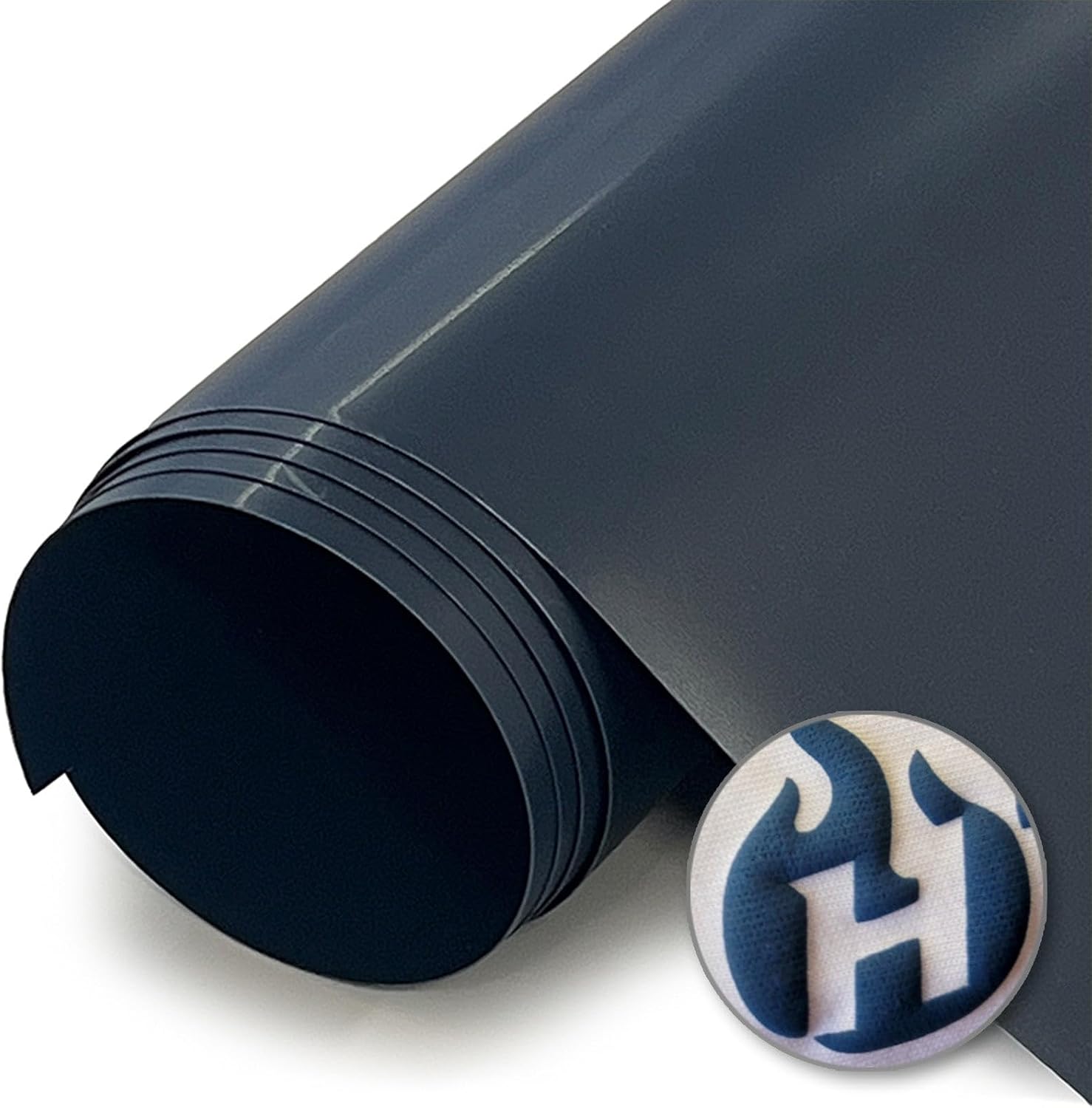 Amazon.com: HTV4U Puff Heat Transfer Vinyl (Navy, 20" x 1 Yard) - Heat ...