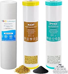 Amazon.com: H&G Lifestyles Whole House Water Filter Cartridge, 4.5 x 20 ...