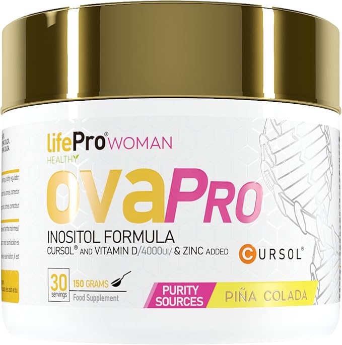 Life Pro Inositol Ovapro 3000mg PCOS, Inositol polvo para SOP con Myo ...