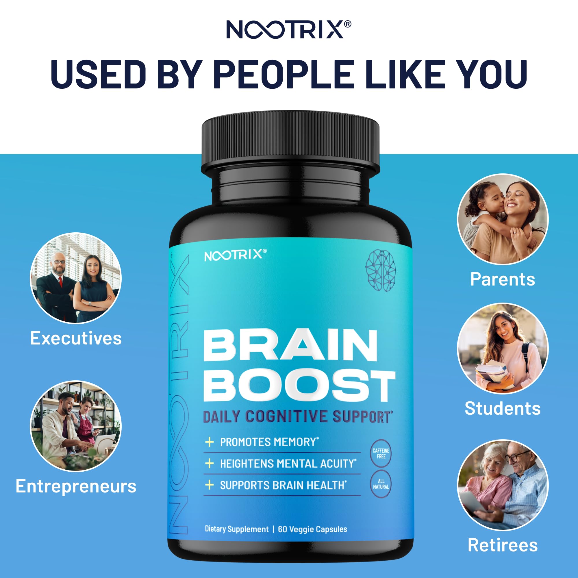 Snapklik.com : Brain Boost Nootropic Supplement Supports Memory, Mental ...