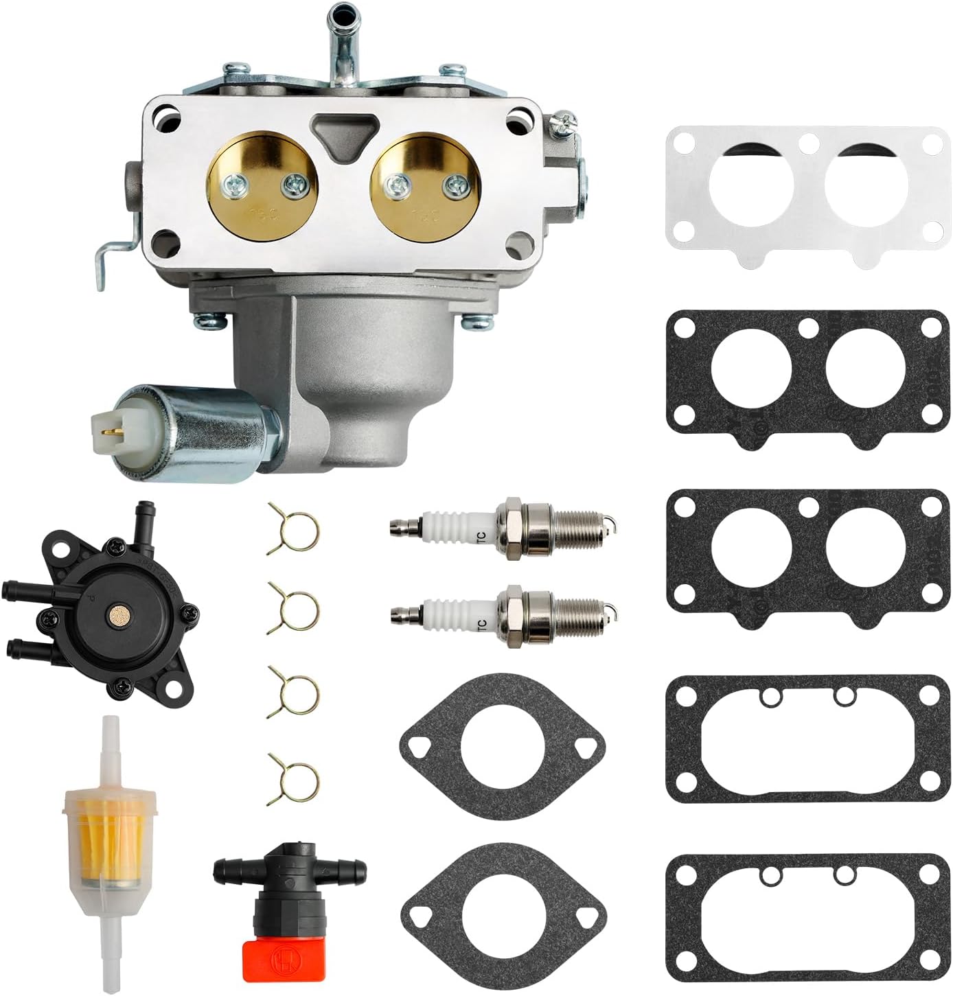 Amazon.com: 796227 Carburetor, Compatible with B&S Lawn Tractor V-Twin ...