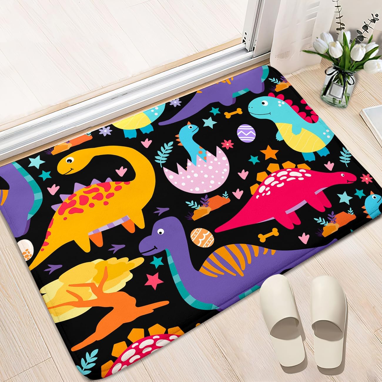 Amazon.com: Kids Dinosaur Rug - Dinosaur Rugs for Boys Bedroom Cute ...