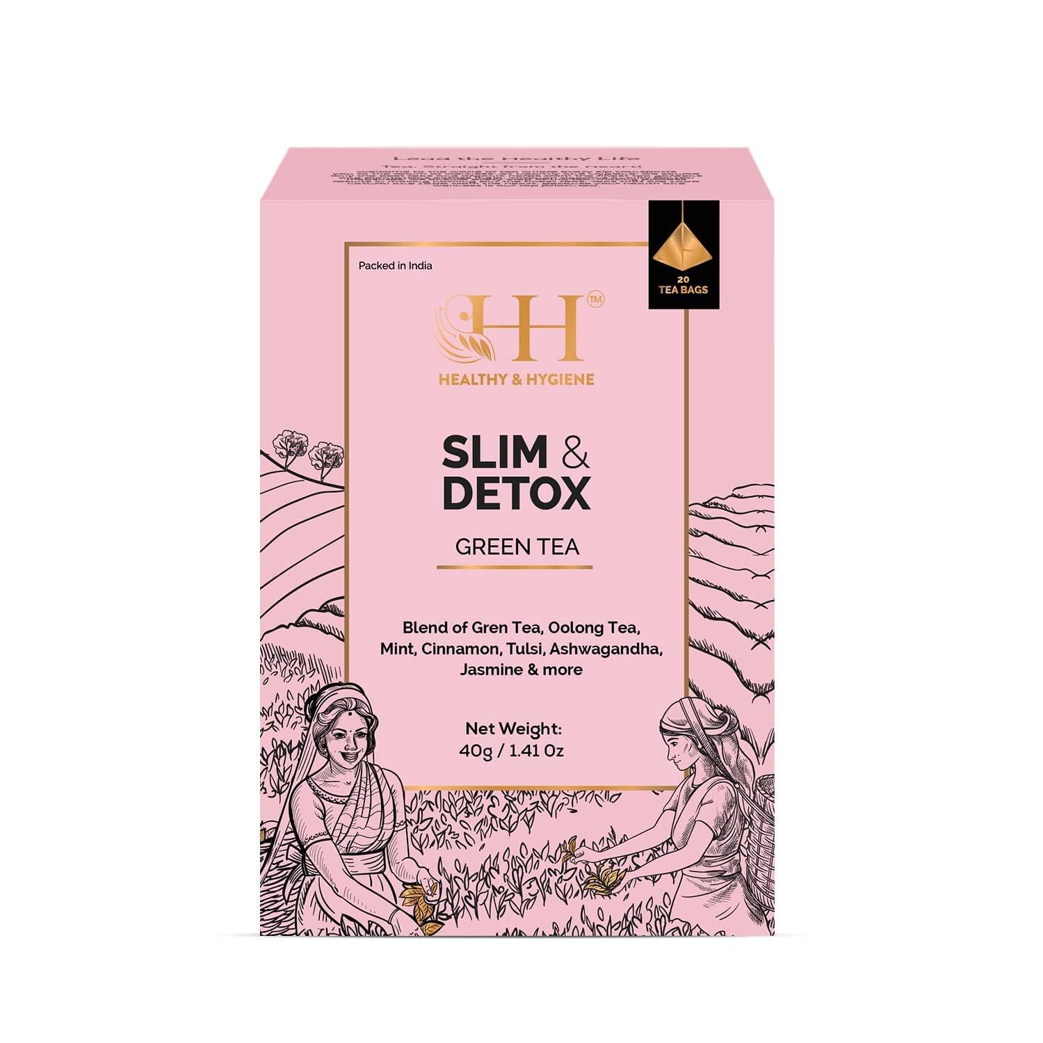HEALTHY & HYGIENE 100% Natural Authentic Slim & Detox Tea For Cleansing ...