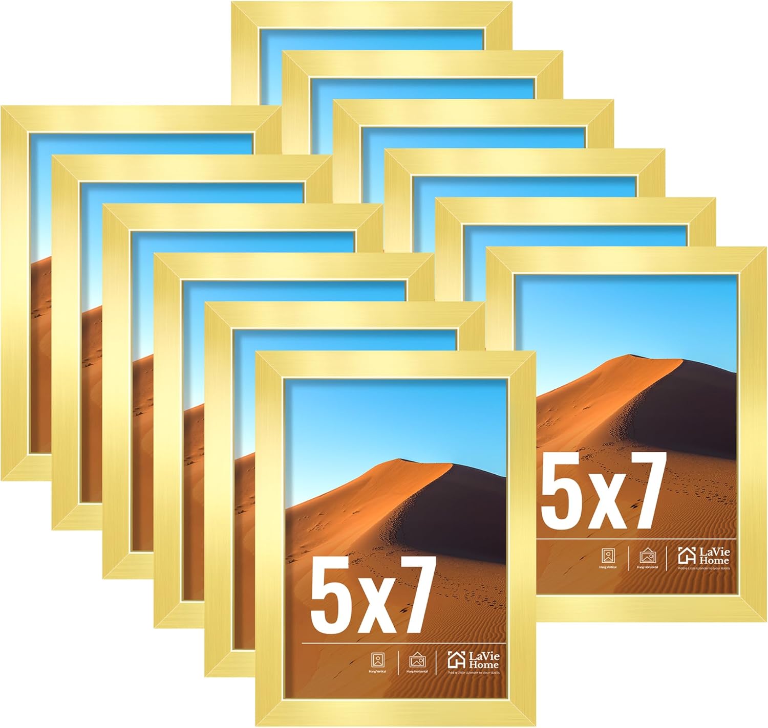 Amazon.com - LaVie Home 5x7 Picture Frames Set of 12,Frame for 5x7 ...