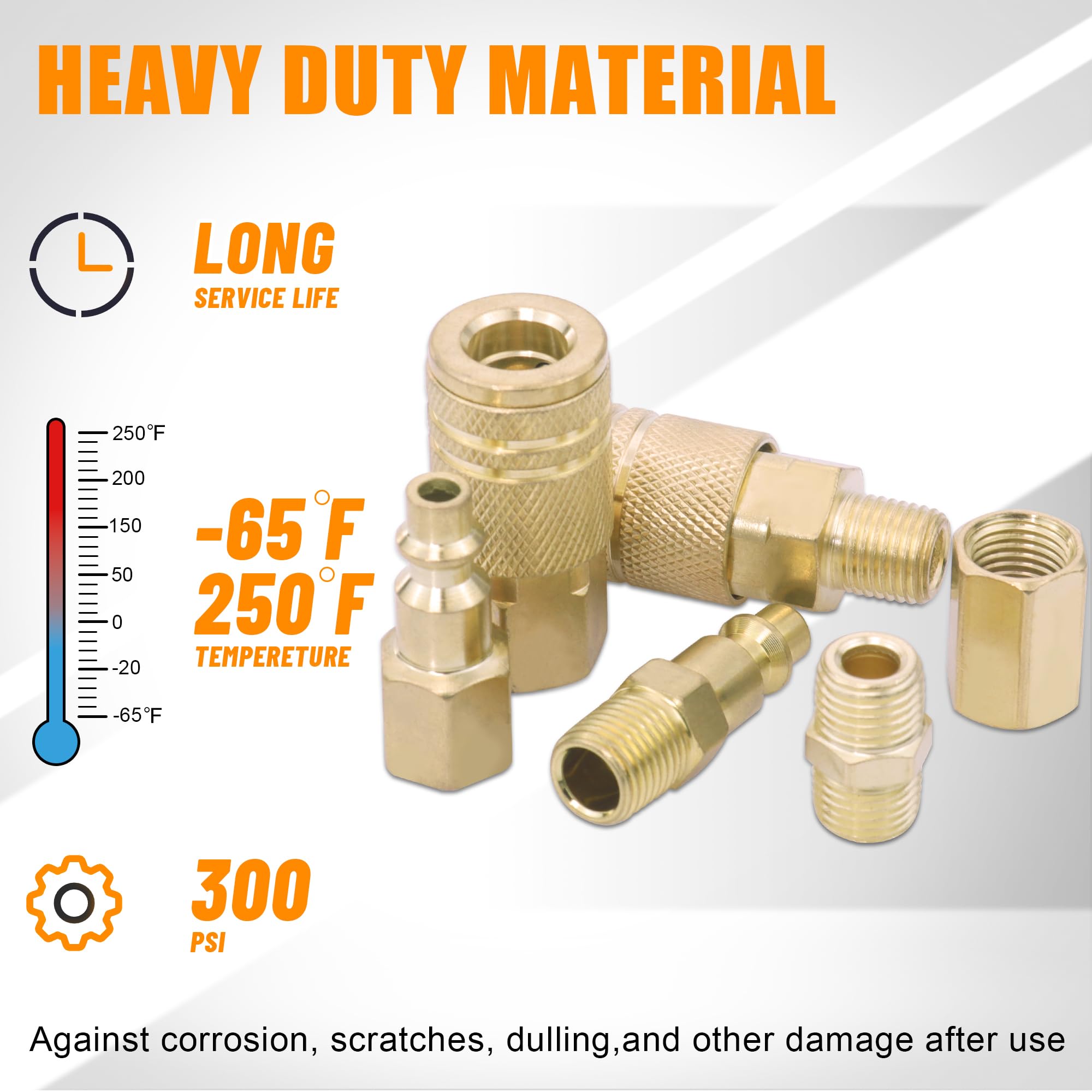 Snapklik.com : Air Coupler & Plug Kit,60Pcs 1/4 Inch NPT Air Tool ...