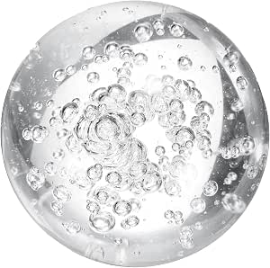 Amazon.com: uxcell 90mm/3.5" Crystal Sphere Ball Bubble Glass Solid ...