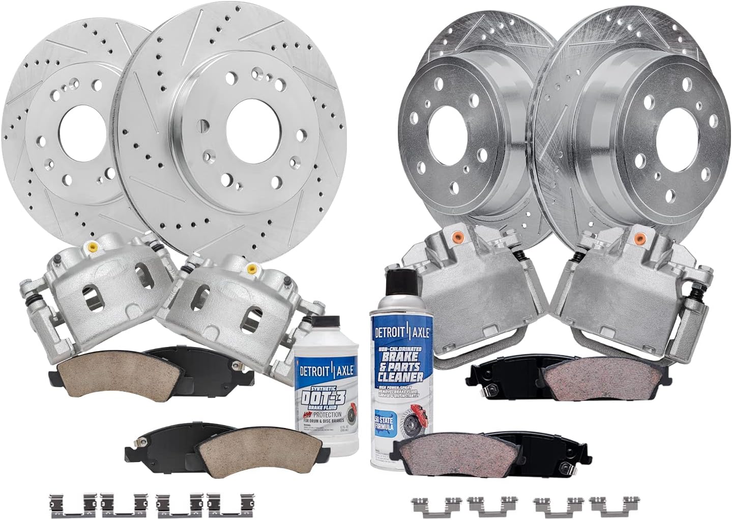 Amazon.com: Detroit Axle - Front Brake Kit for Suburban Silverado Sierra Yukon XL 1500 Tahoe ...