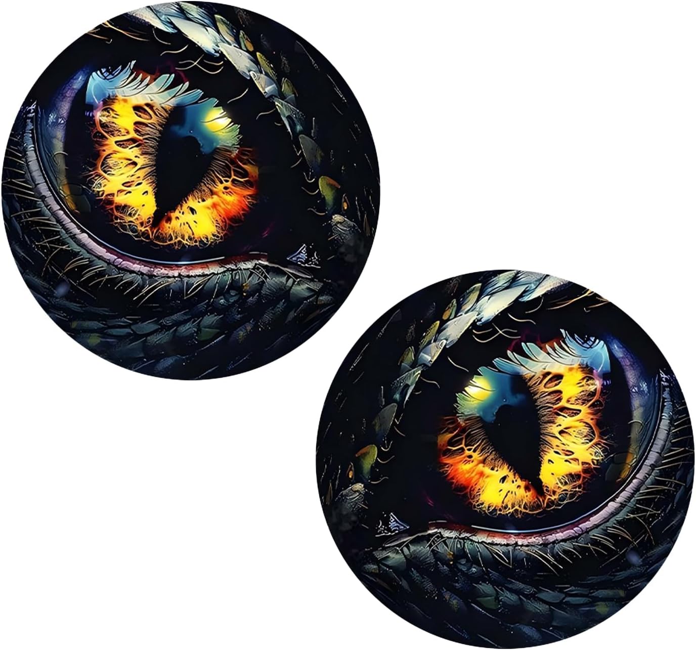 Amazon.com: Foelony 2 PCS Beast Eyes Headlight Decals, 3D Stereo Eyes ...