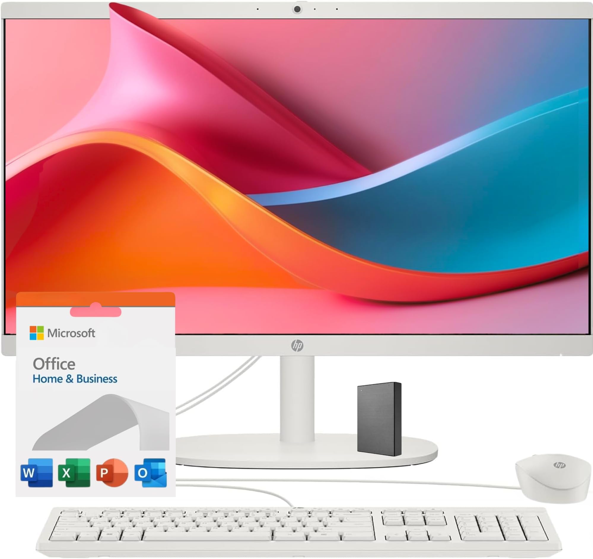 Amazon.com: HP 22" All-in-One Desktop Computer for Home and School ...