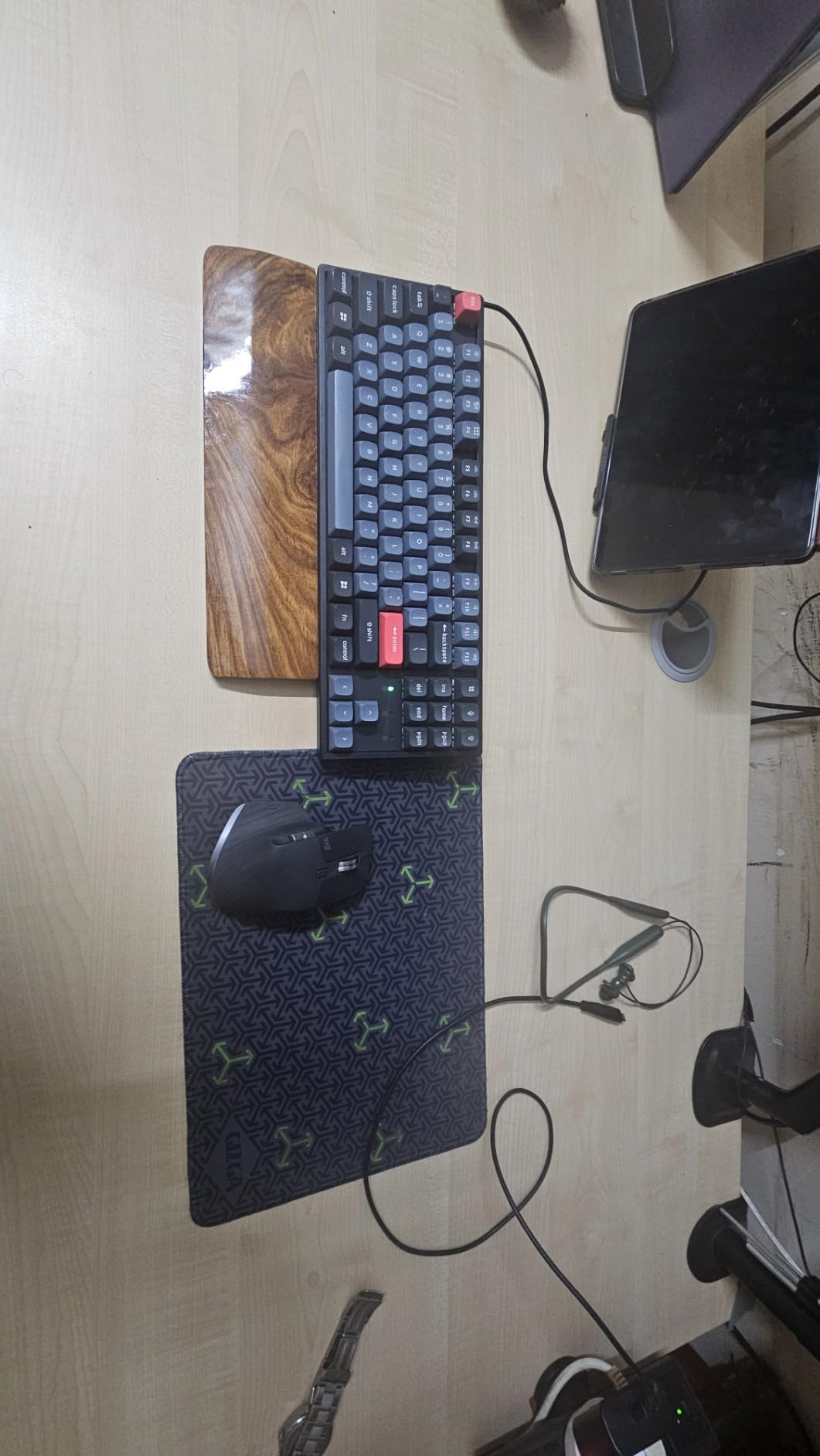 Wooden Wrist Palm Rest Support for Keyboard Typing Lover Sheesham Wood ...