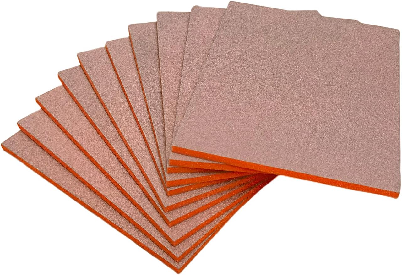Amazon.com: Sackorange 10 PCS 600 Grit Fine Sanding Sponge, 4.5 x 5.5 ...