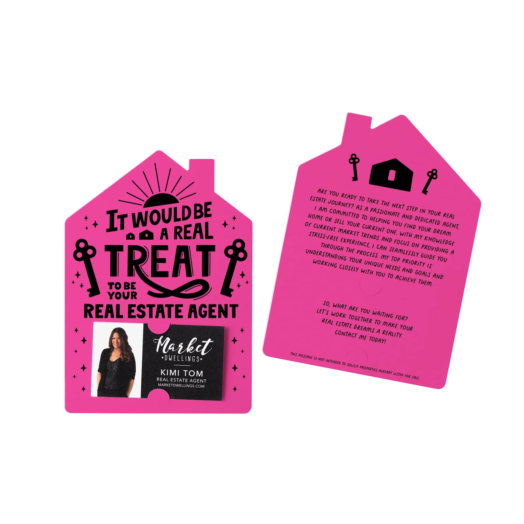 Amazon.com : Set of It Would Be A Real Treat To Be Your Real Estate ...