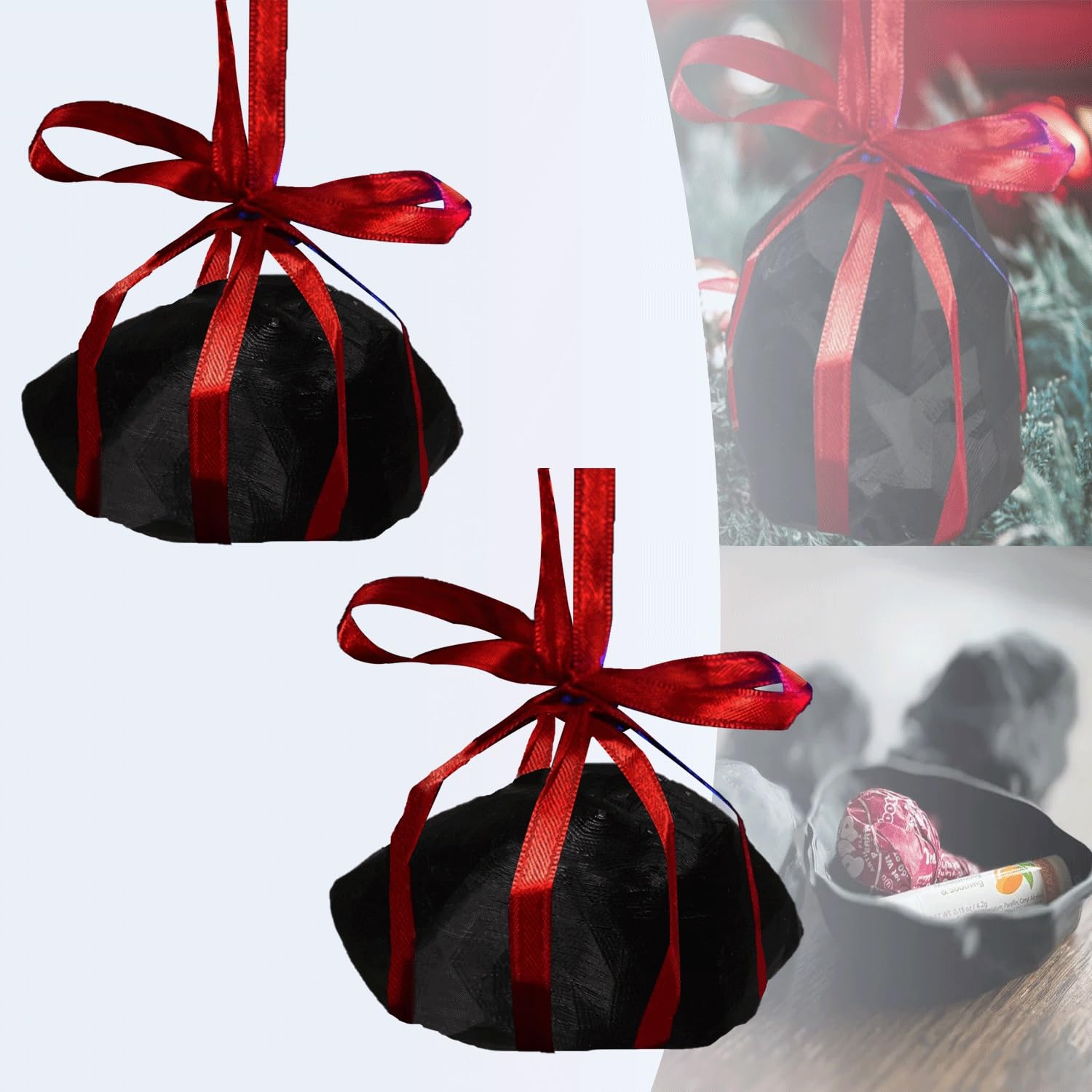 Amazon.com: Younixo Lump of Coal Box, Lump of Coal Container Christmas ...