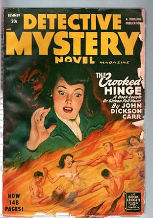 DETECTIVE MYSTERY NOVEL SUM 1948-HARD BOILED PULP-G/VG-SATAN COVER! G ...