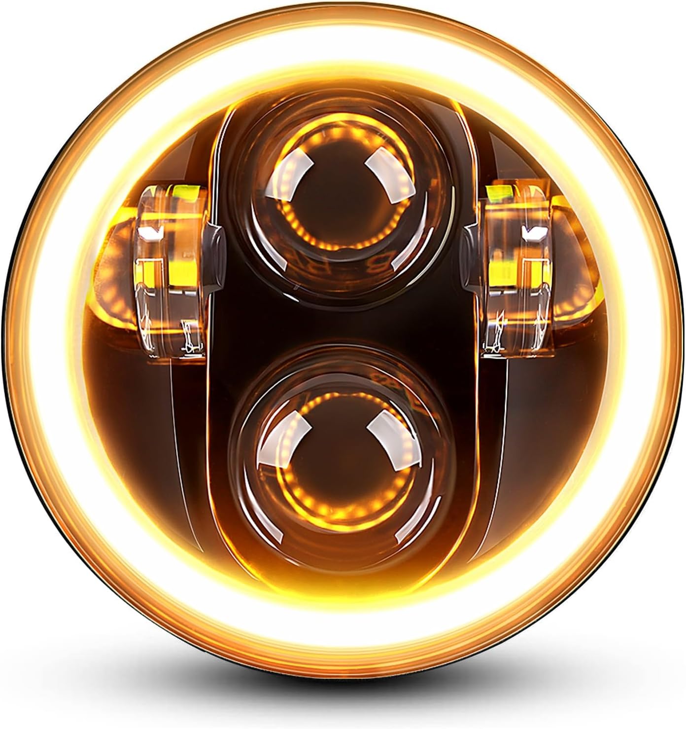 MGLLIGHT - Faro LED para motocicleta, 5-3/4, 5.75 pulgadas, con luces ...