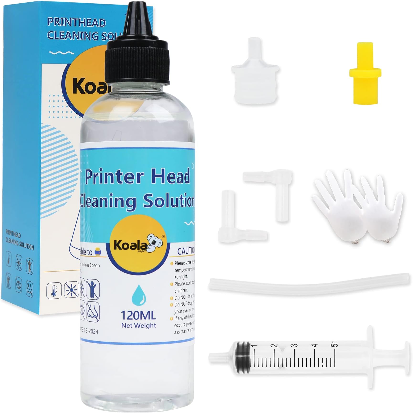 Koala Printhead Cleaning Kit, Printer Cleaning Kit 120ml Compatible ...