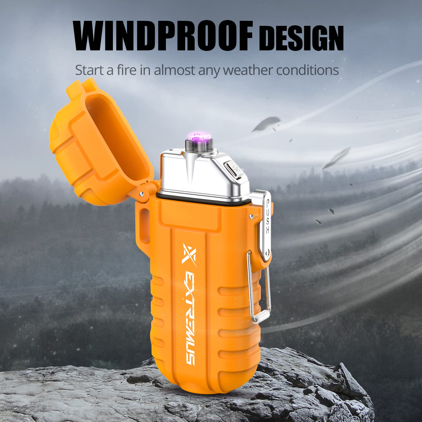 Snapklik.com : Extremus Blaze 360 Windproof Lighter, Waterproof Lighter