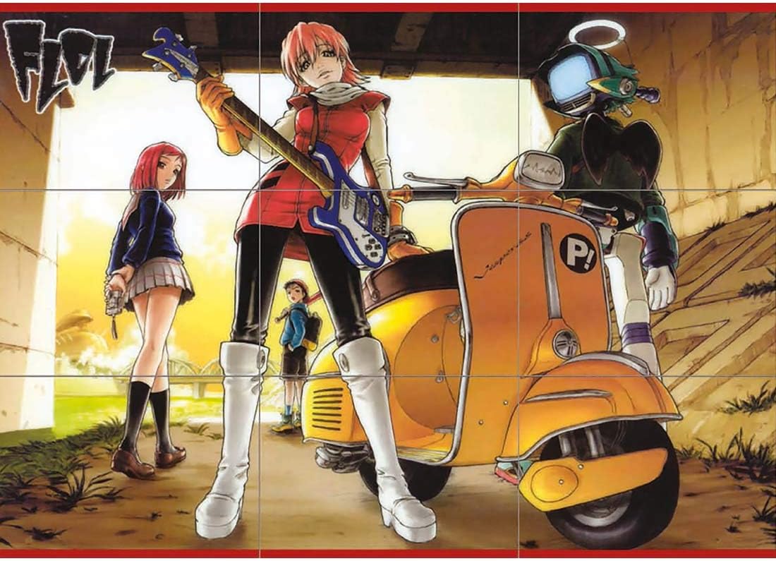 HARUHARA FOOLY COOLY FLCL ANIME GIANT WALL ART NEW POSTER PRINT PICTURE ...