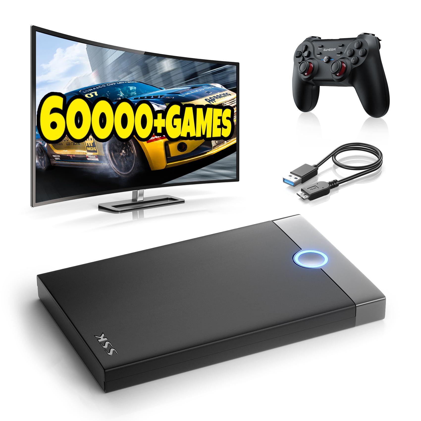 Snapklik.com : Retro Game Console Retroplay HDD - Plug & Play Emulator ...