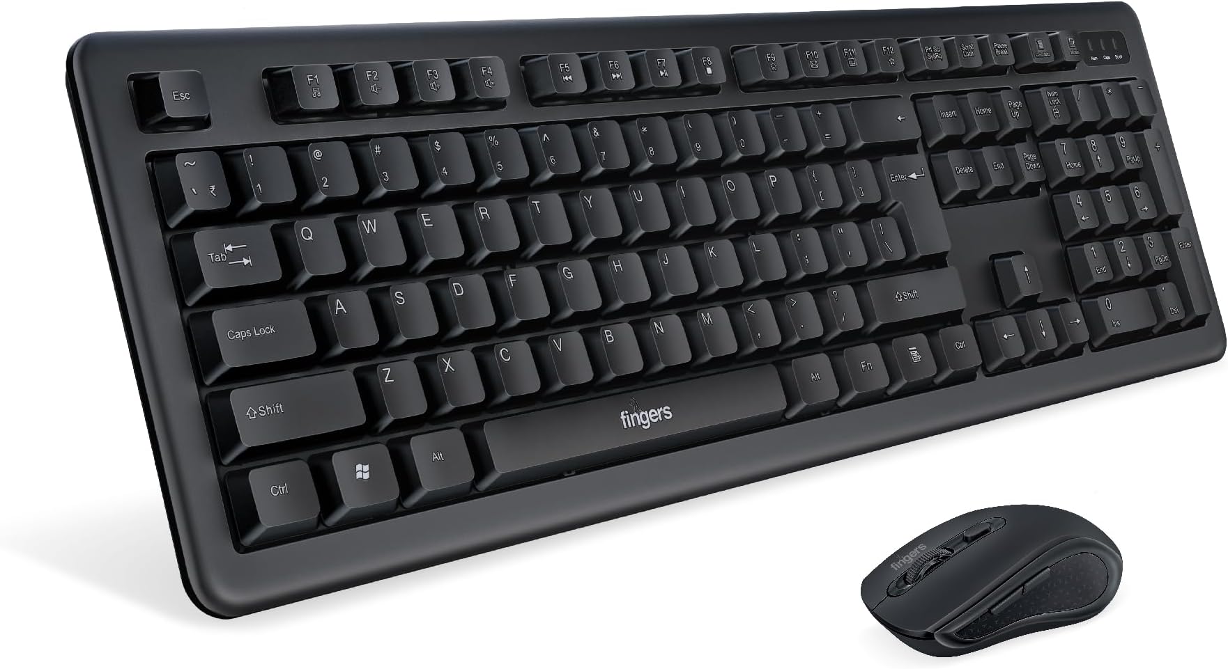 Amazon.in: Buy FINGERS Duo-Recharge Wireless Deskset (Mouse + Keyboard ...