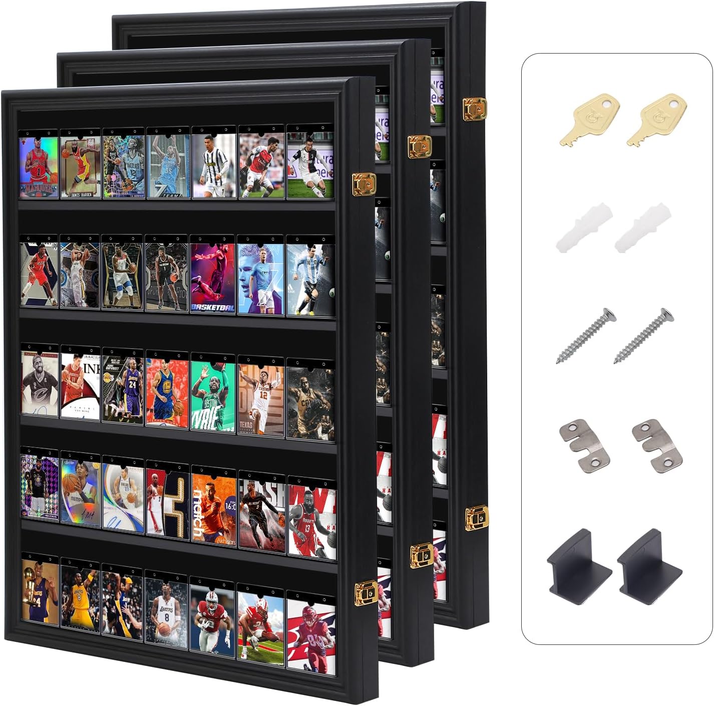 Amazon.com: Verani Baseball Card Display Case - 8 Graded Sports Card ...
