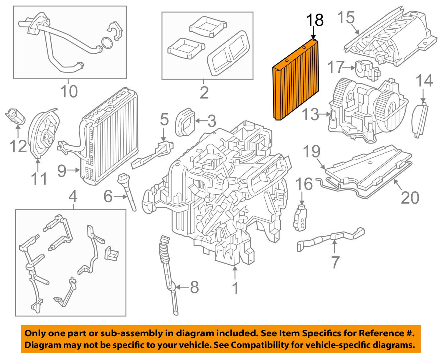 Amazon.com: MERCEDES-BENZ 2228300318 GENUINE OEM CABIN AIR FILTER ...