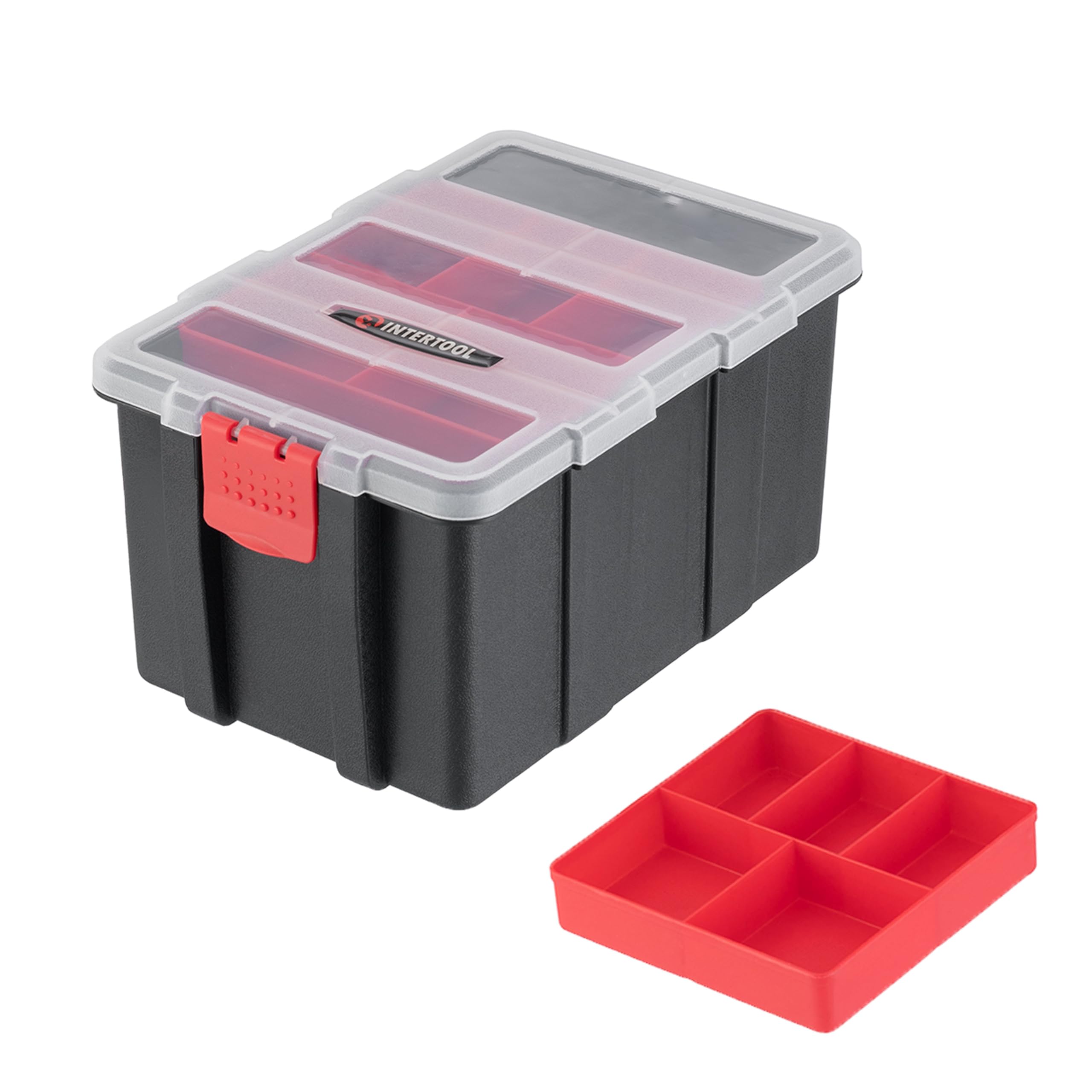 Amazon.com: INTERTOOL Small Parts Hardware Tool Box, Home Toolbox ...